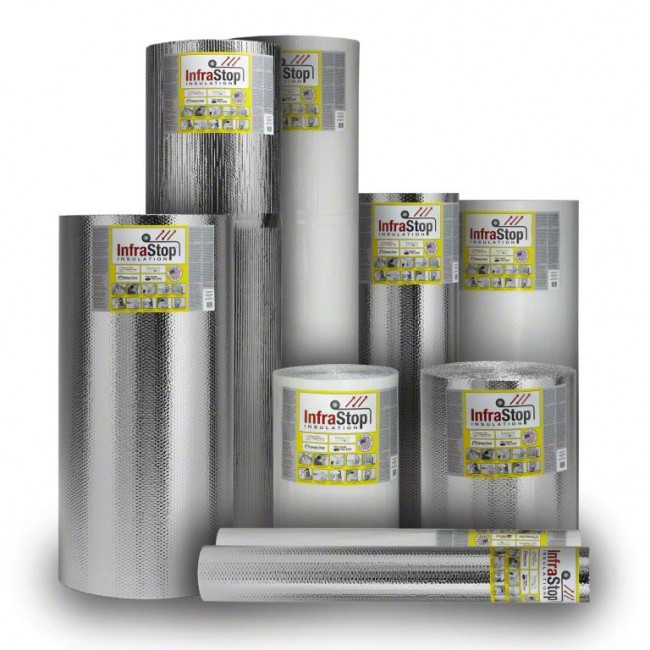 InfraStop® 48" x 100' Square Edge Double Bubble Reflective Foil ...